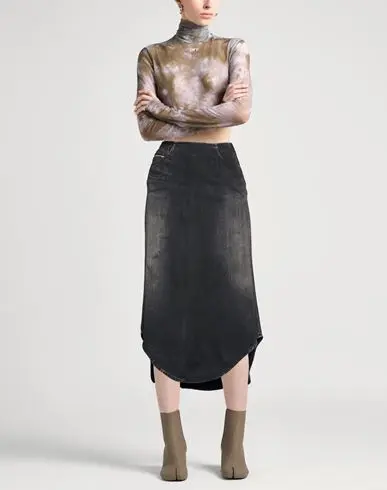 DIESEL® Asymmetric Denim Skirt