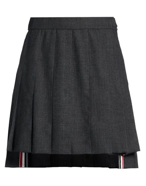 Thom Browne Mini Pleated Wool Skirt