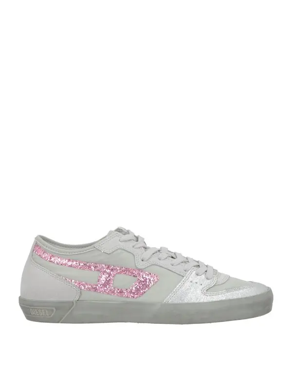 DIESEL® Low-top Sneakers With Glitter Accents - Grey