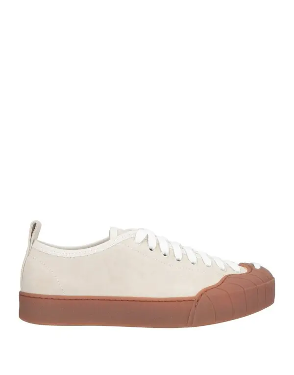 Sunnei Light Leather Low-top Sneakers - Grey