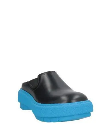 Sunnei Two-tone Leather Clogs - Black