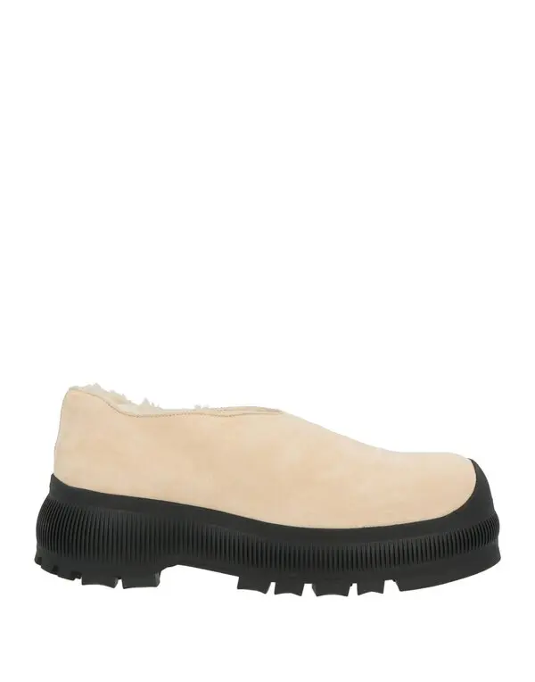 JIL SANDER Ankle Boots With Shearling And Lug Sole