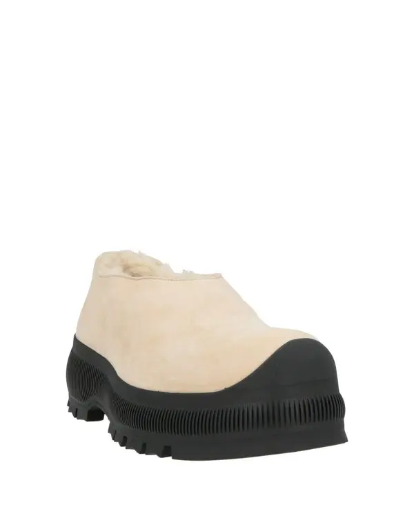 JIL SANDER Ankle Boots With Shearling And Lug Sole