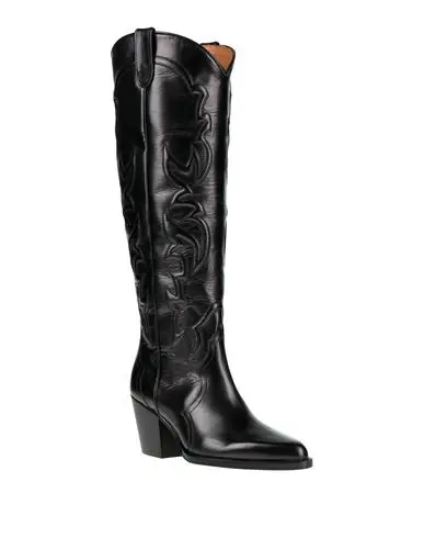 Maje Leather Cowboy Boots