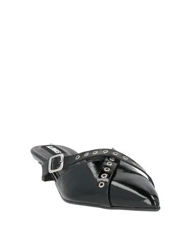 ALOHAS Leather Mules - Black