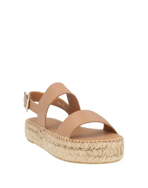 ALOHAS Leather Espadrille Sandals