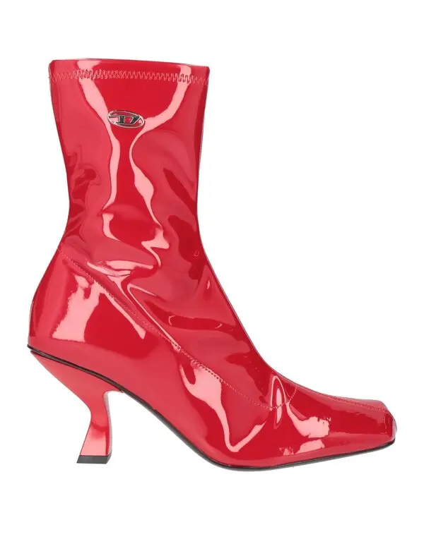 DIESEL® Ankle Boots In Synthetic Material - Red