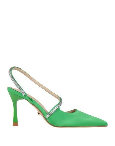 TWENTY FOUR HAITCH Slingback Pumps With Crystal Embellishments