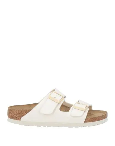 BIRKENSTOCK Sandals Cream Size Leather - White