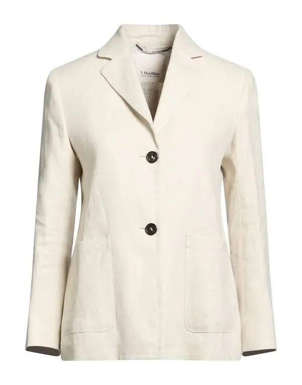 Max Mara Single-breasted Linen Blazer