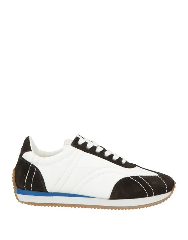 TOTEME Leather And Textile Low-top Sneakers - Brown