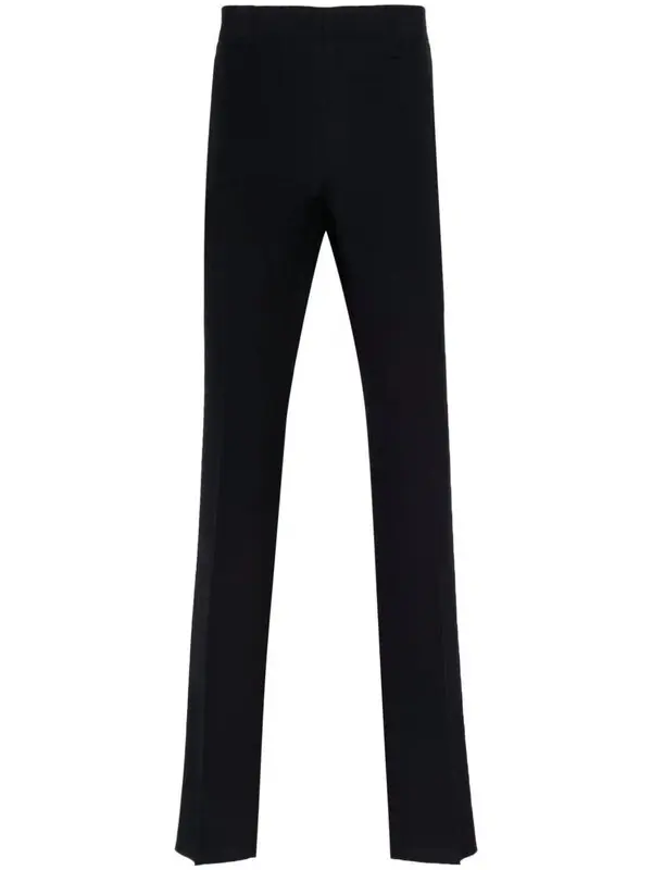 Givenchy Wool Tailored Trousers - Blue