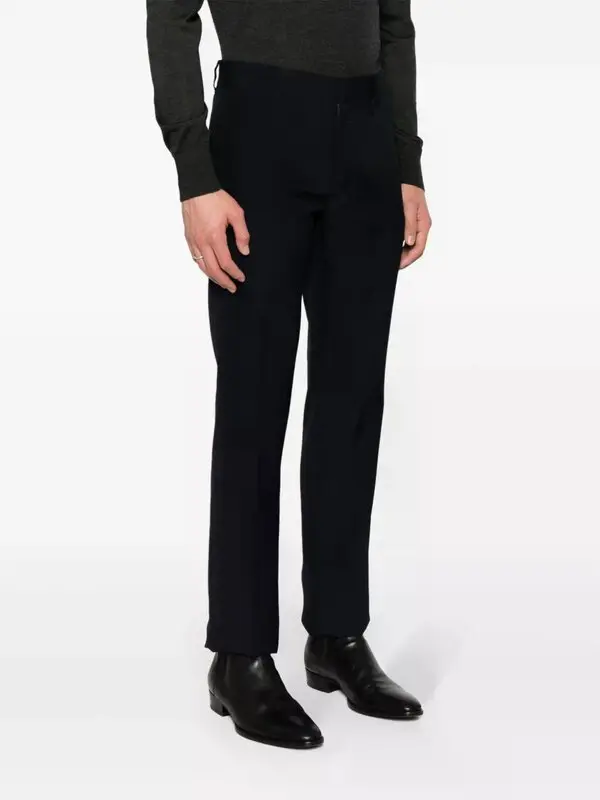 Givenchy Wool Tailored Trousers - Blue