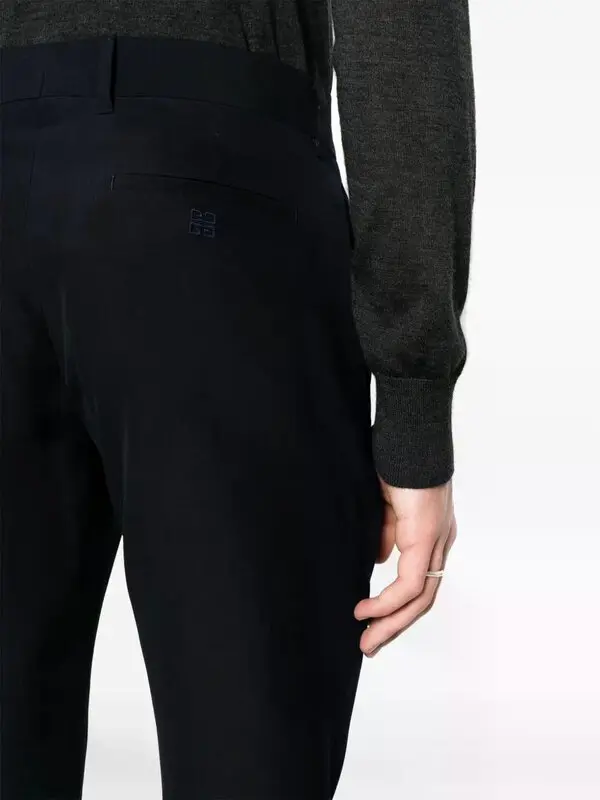 Givenchy Wool Tailored Trousers - Blue