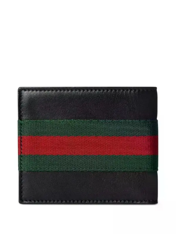 Gucci Web Stripe Bifold Wallet