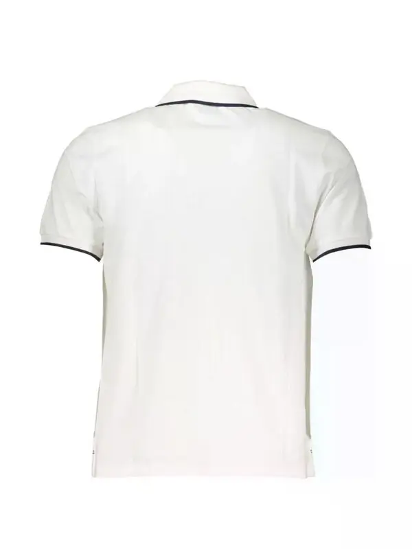 NORTH SAILS Logo-print Contrast-trim Polo Shirt - White