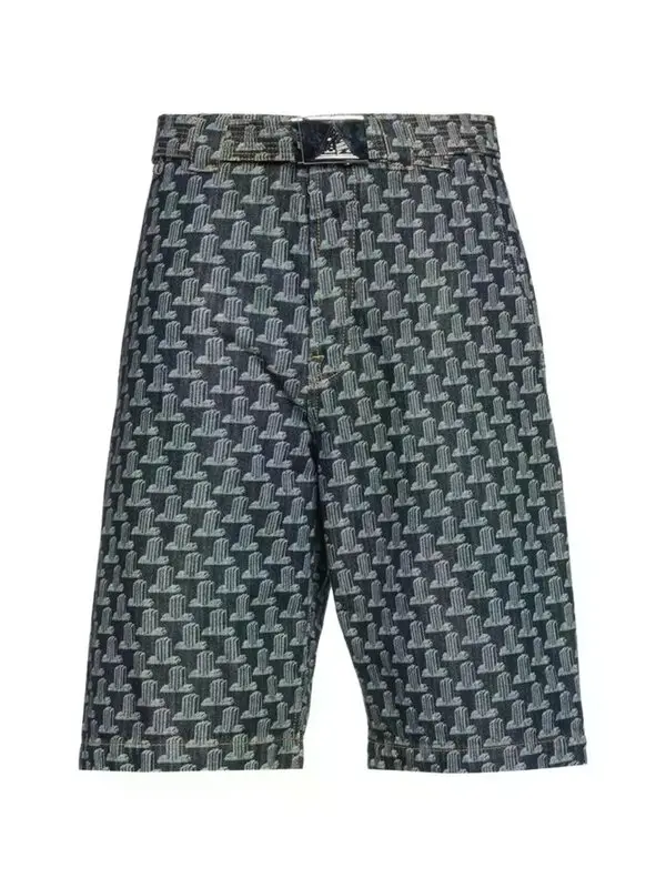 LANVIN Monogram-print Shorts