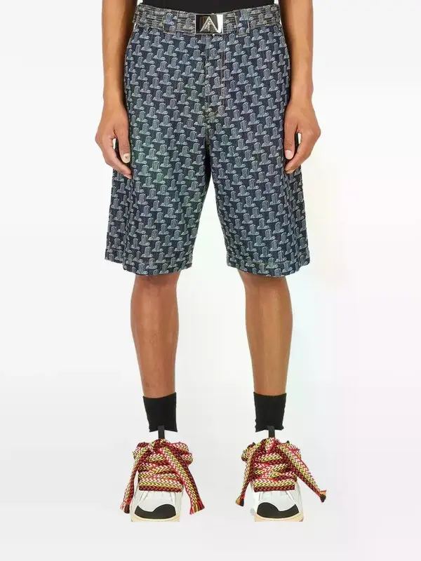 LANVIN Monogram-print Shorts