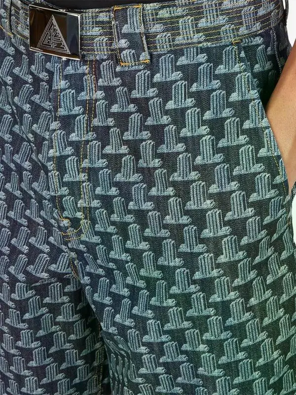 LANVIN Monogram-print Shorts