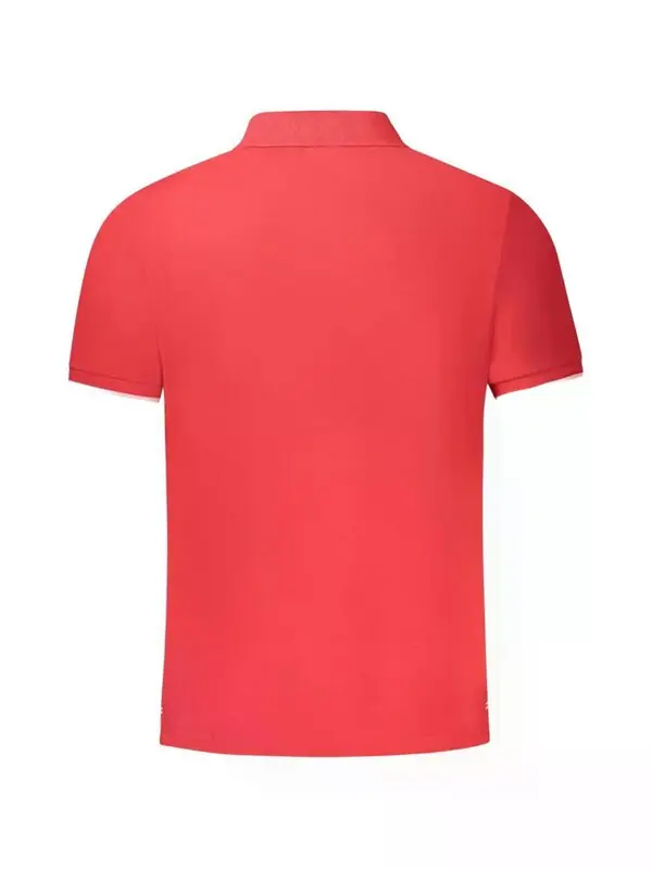NORTH SAILS Embroidered-logo Pique Polo Shirt - Red