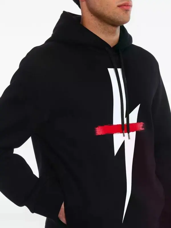 Neil Barrett Thunderbolt Print Hoodie