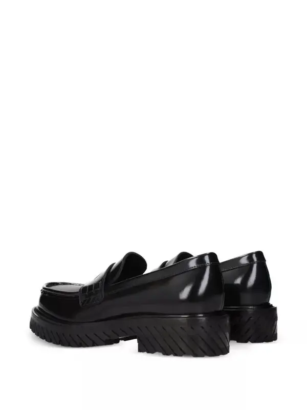 Off-White Leather Loafers