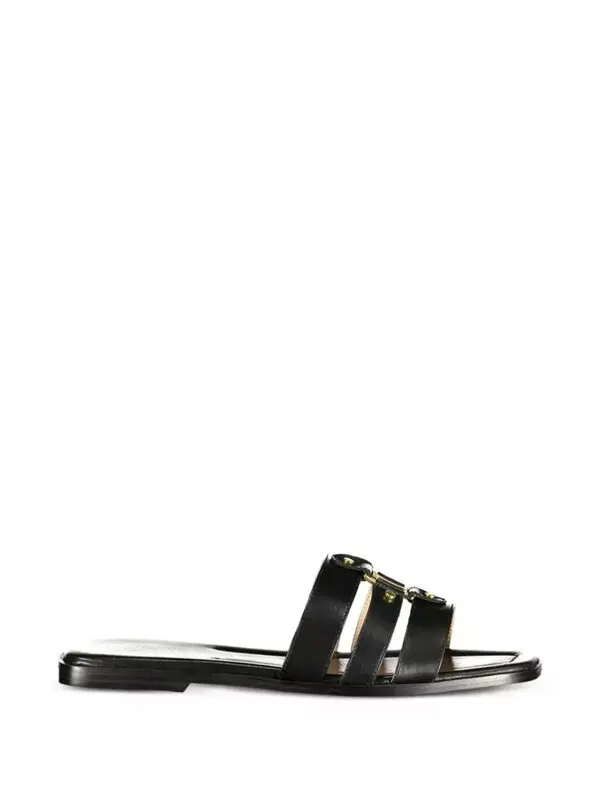 TWINSET Leather Flat Sandals