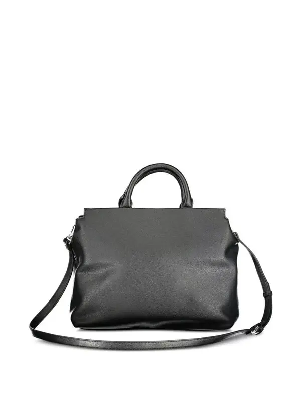 Byblos Stud-embellished Tote Bag With Logo Detail - Black