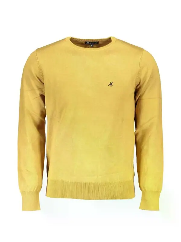 U.S. Grand Embroidered-logo Crew-neck Jumper
