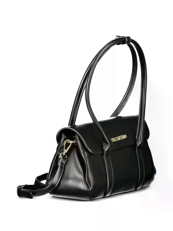 MARIO VALENTINO Logo-lettering Shoulder Bag - Black