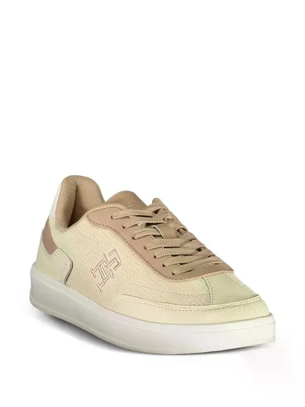 Tommy Hilfiger Logo-embroidered Perforated Sneakers