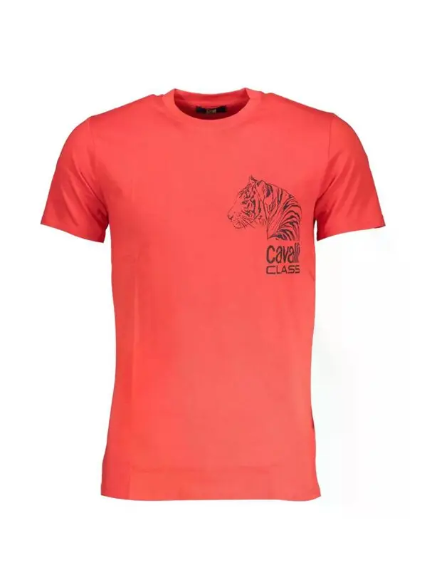Roberto Cavalli Tiger-print T-shirt - Red