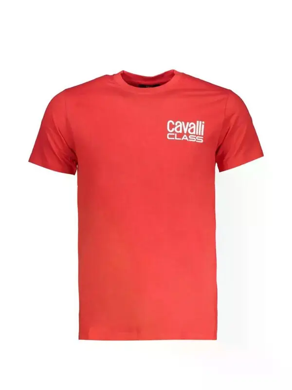 Roberto Cavalli Logo-print T-shirt - Red