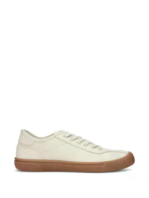 THE ROW Lace-up Canvas Sneakers - Neutrals