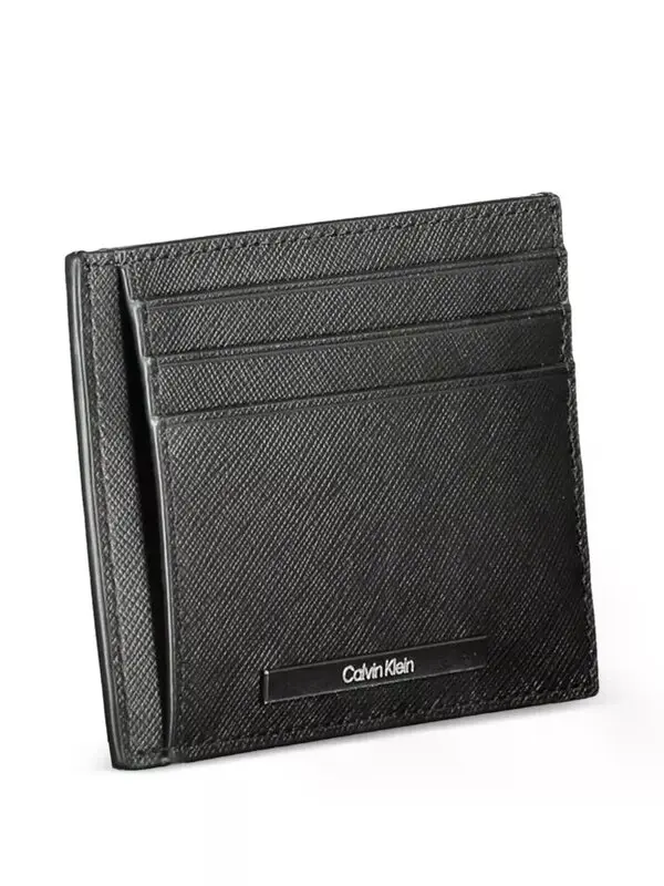 Calvin Klein Logo-plaque Leather Card Holder