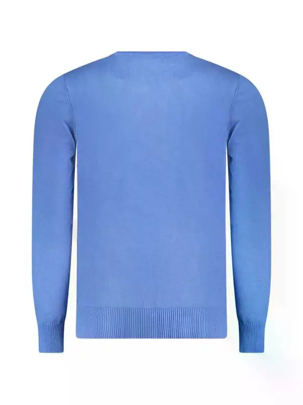 COVERI MOVING Logo-embroidered Crew Neck Sweater