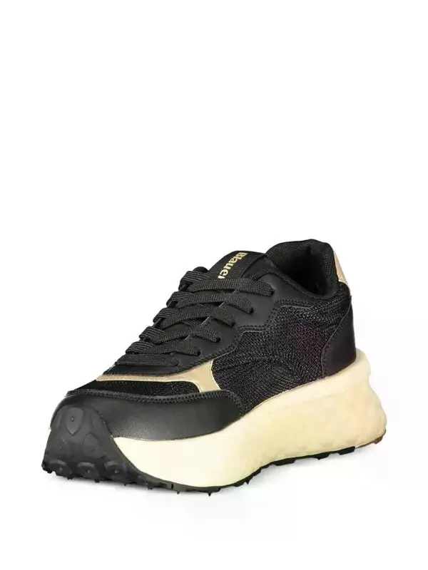 BLAUER. Logo-patch Sneakers - Black