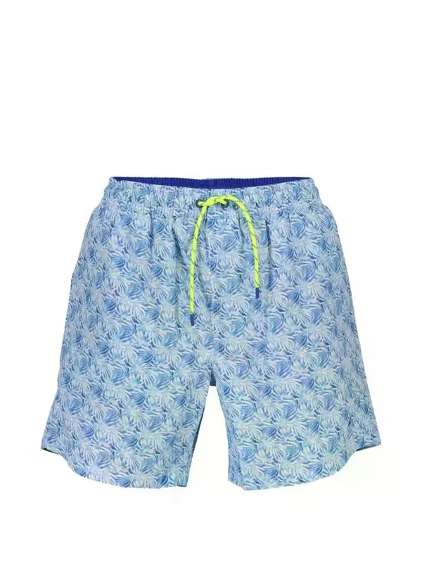 NORTH SAILS Floral-print Swim Shorts - Blue