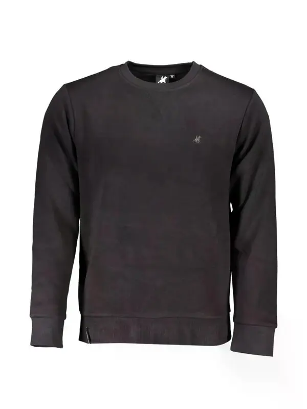 U.S. Grand Embroidered Logo Crew-neck Sweater