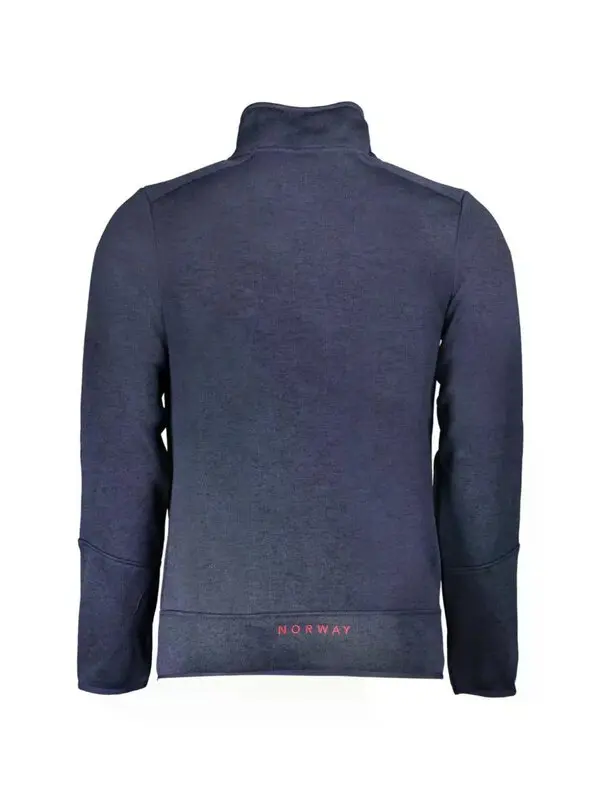 NORWAY 1963 Zip-up Marl Sweater