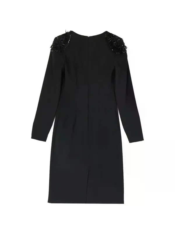Alberta Ferretti Bead-embellished Midi Dress