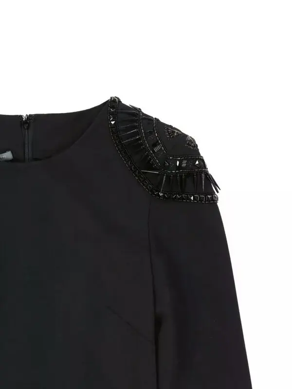 Alberta Ferretti Bead-embellished Midi Dress
