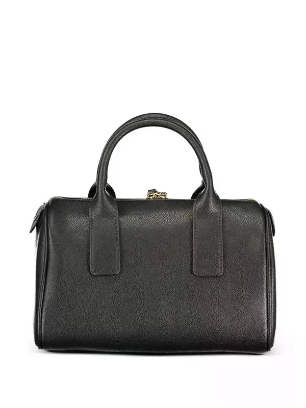 MARIO VALENTINO Embossed-logo Pebbled Tote