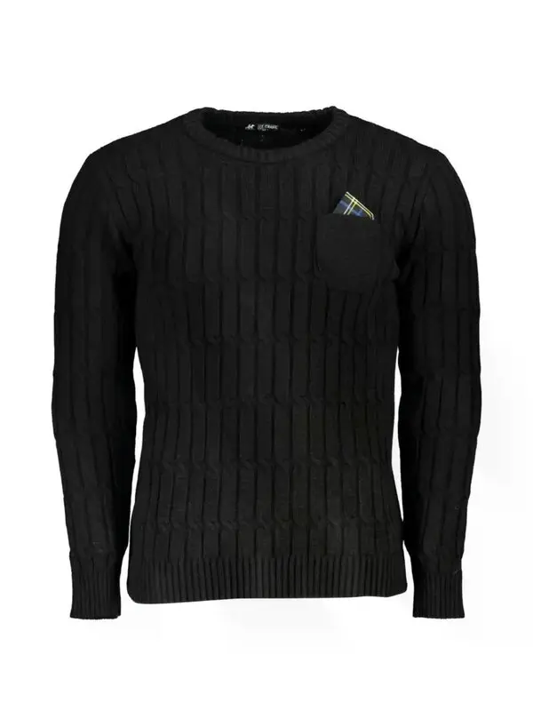 U.S. Grand Cable-knit Crew-neck Sweater