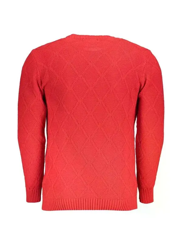 U.S. Grand Diamond-knit Cotton Sweater