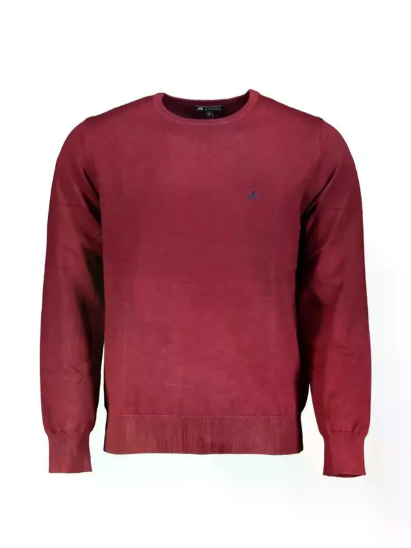 U.S. Grand Logo-embroidered Crew-neck Sweater