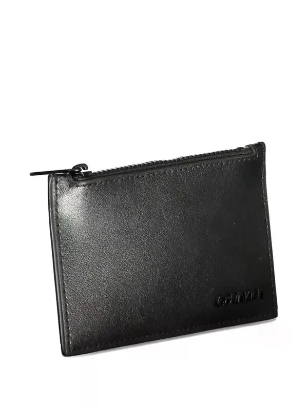 Calvin Klein Logo-debossed Leather Wallet