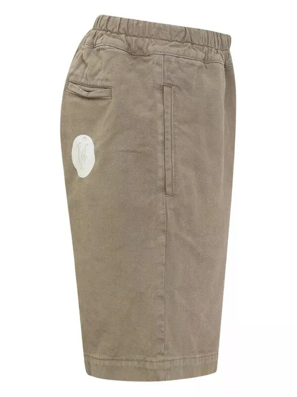 14BROS Elastic-waistband Short - Neutrals