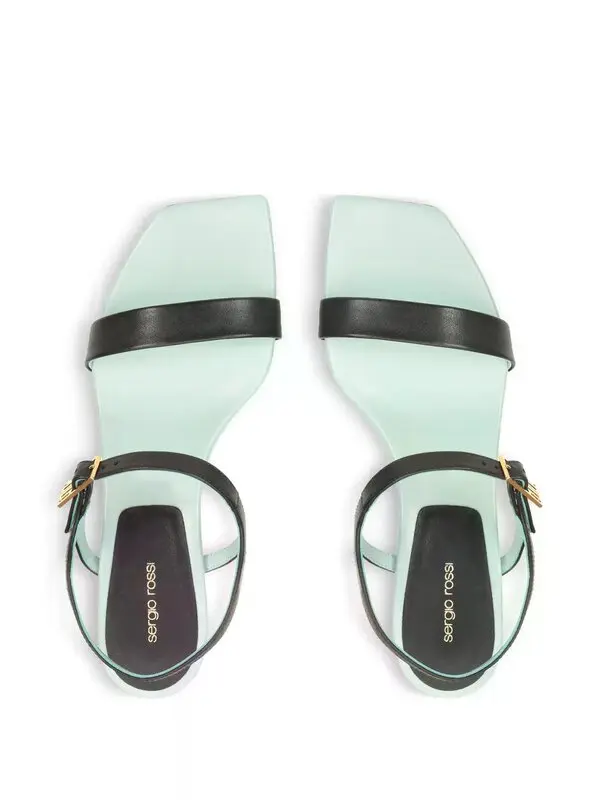 SERGIO ROSSI Strap Sandals - Black