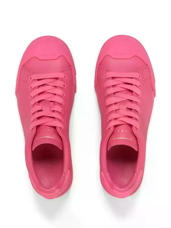 Marni Dada Bumper Leather Sneakers - Pink